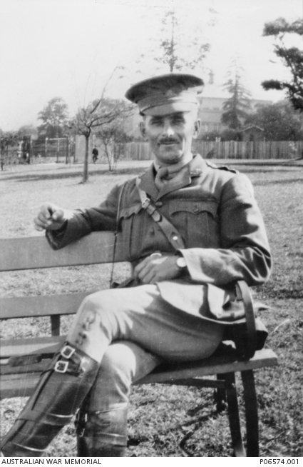 Informal outdoor portrait of Lieutenant Edward John Howells, 23rd ...