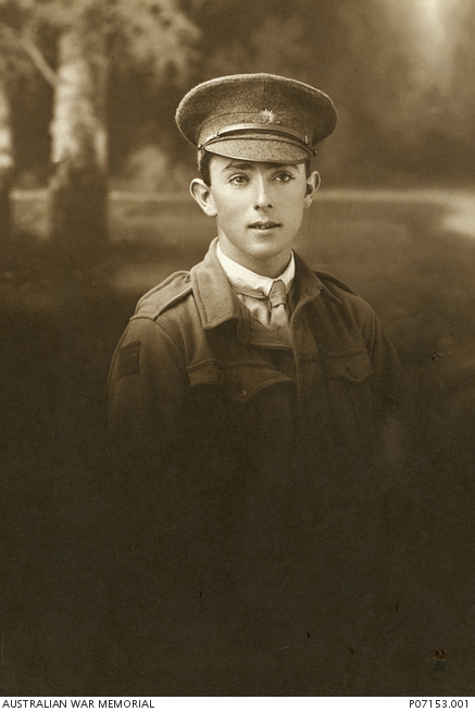 Studio portrait of 2528 Private Walter Percival Ham, 6th Battalion ...