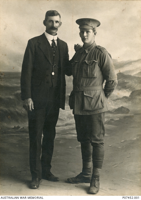 Studio portrait of 550 Private (Pte) Theodore Carlisle McLean, 11th ...