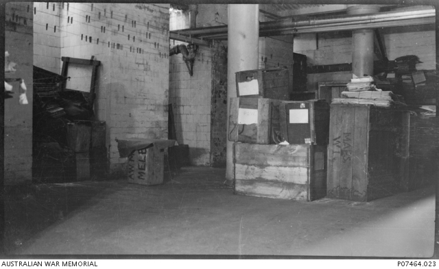 Australian War Memorial collections area at the Exhibition Buildings in ...