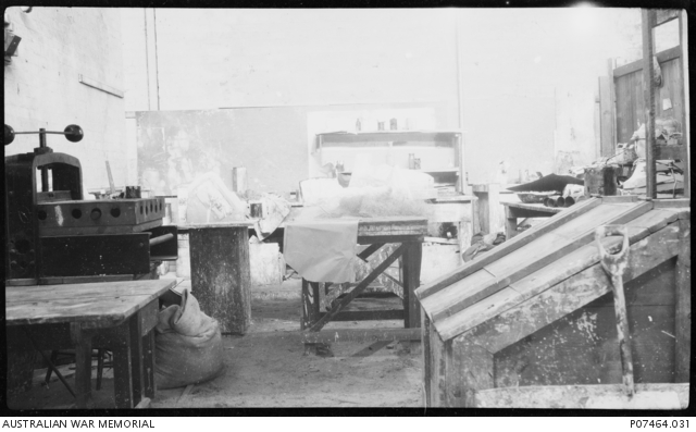 Australian War Memorial collections area at the Exhibition Buildings in ...