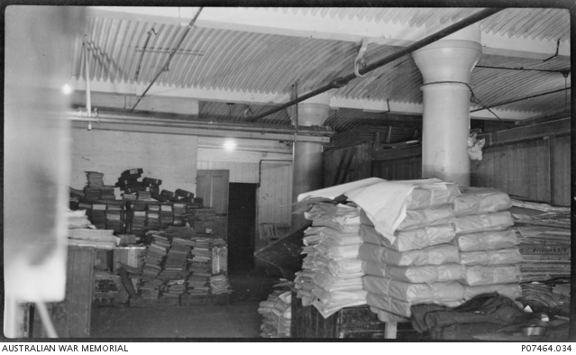 Australian War Memorial collections area at the Exhibition Buildings in ...