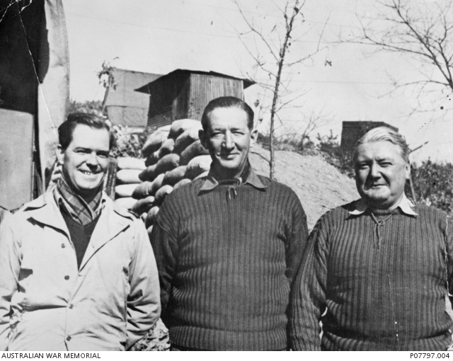 Portrait of Norman MacSwan, General Cassels and Noel Monk. | Australian ...
