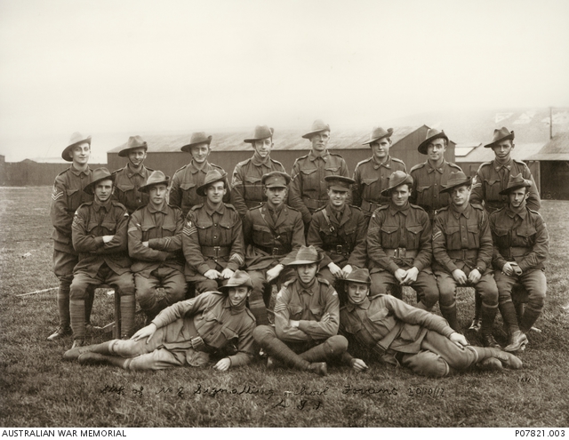 Outdoor group portrait of the Number 2 Group instructional staff at the ...