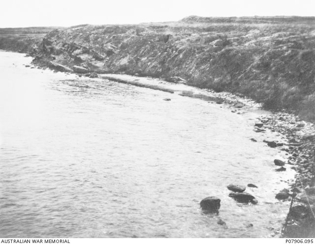 A view of the beach at Suvla. One of a series of photographs taken on ...
