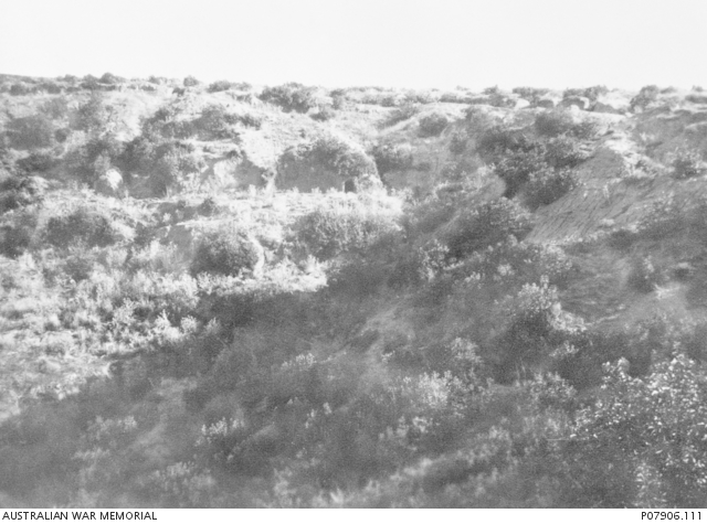 A view of the back of Quinn's Post. One of a series of photographs ...