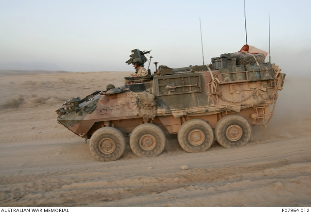 An ASLAV of the 2/14th Light Horse Regiment (Queensland Mounted ...