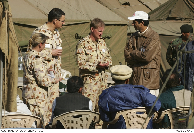 Camp Bradman, base of an Australian Defence Force medical team deployed to Pakistan to provide ...