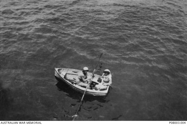 Two female friends or relatives of an embarking soldier who are ...