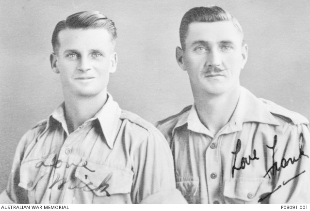 Studio portrait of VX24878 Sapper (Spr) Lionel (Mick) Alexander Westley ...