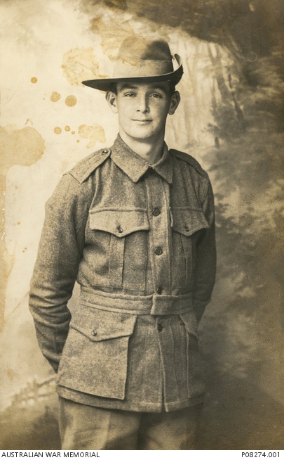Studio portrait of 3511B Private (Pte) Reginald Alfred Charles Healey ...
