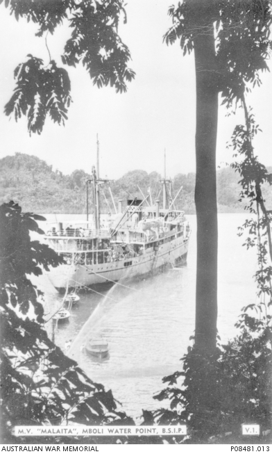 MV Malaita | Australian War Memorial
