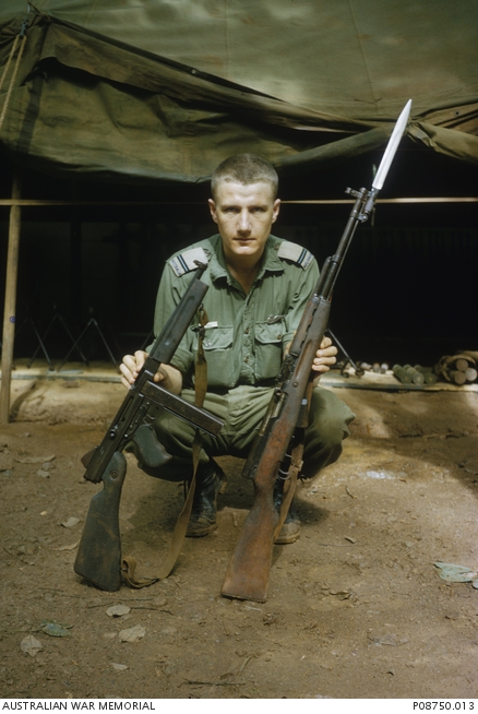 O315359 Flight Lieutenant William F Hall with captured Thompson ...