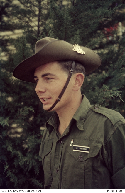 Informal portrait of 3786619 Private (Pte) Gary Townsend during his ...