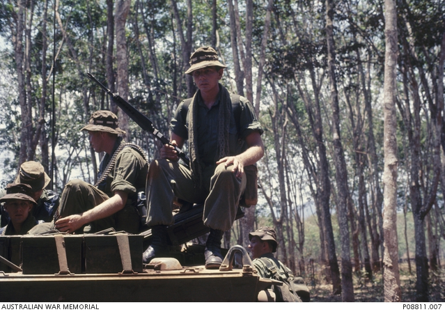 Members of 7 Platoon, C Company, 5th Battalion, The Royal Australian ...