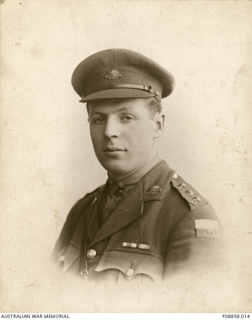 Studio portrait of an unidentified captain in the 1st Division, wearing ...