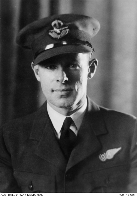 Studio portrait of 412138 Flight Lieutenant (Flt Lt) Kenneth George Hesketh RAAF. In 1943 Flt Lt ...