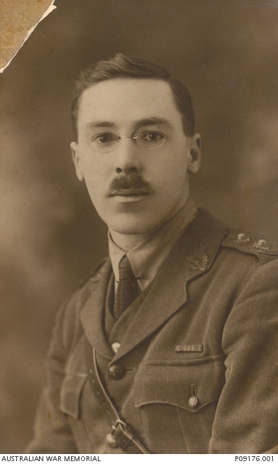 Studio portrait of Lieutenant Karl Mayoh, 1st Tunnelling Company. A ...