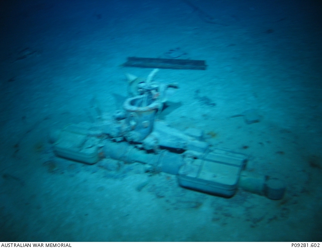 Dive 3 HMAS Sydney II Debris Field Port UK1 12-foot rangefinder from ...