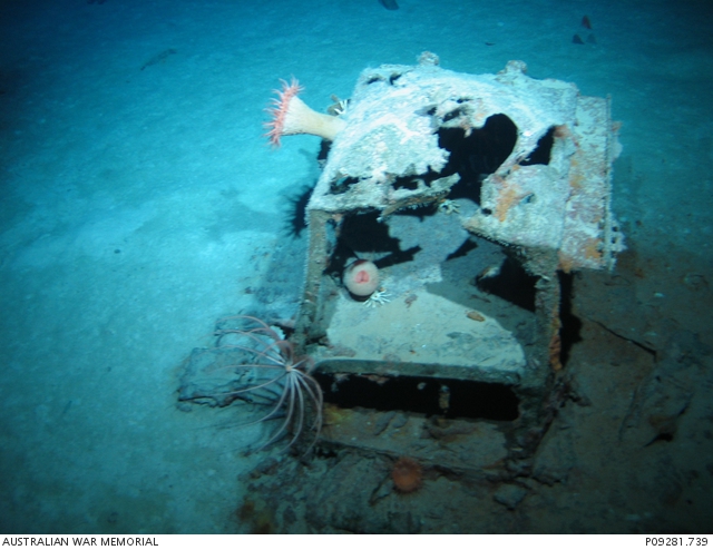 Dive 3 HMAS Sydney II Debris Field Unidentified wreckage. Please note ...