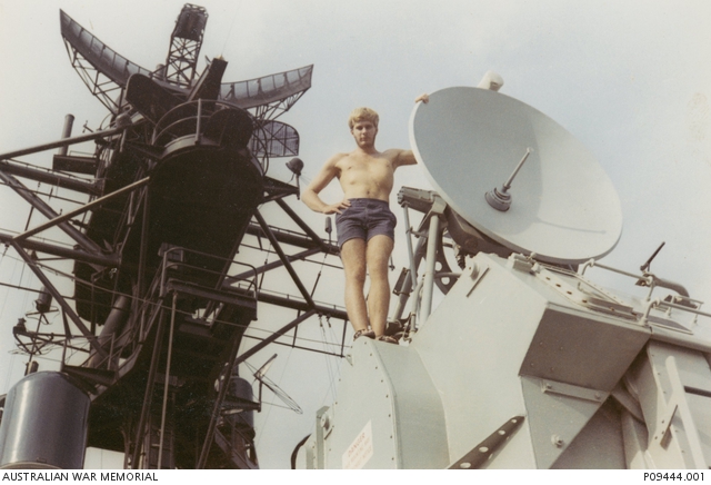 Andrew Raff 65162 on the Director of HMAS Brisbane | Australian War ...