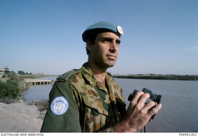 Captain Michael Pavone, a United Nations Military Observer and ...