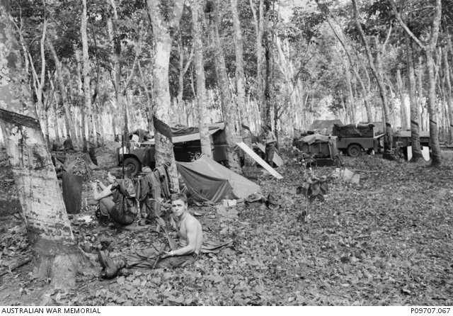 The 6th Battalion, The Royal Australian Regiment (6RAR) establishes a ...