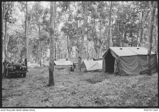 The 6th Battalion, The Royal Australian Regiment (6RAR) establishes a ...