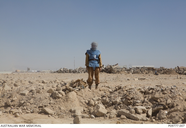 One of a series of photographic studies taken by the Australian War ...