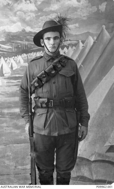 Studio portrait of 835 Private (Pte) Alexander Donaldson, 11th Light ...