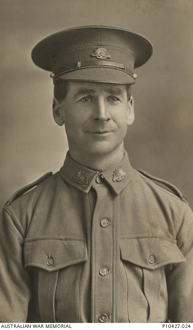 Studio portrait of 'Harrison, 6th Bde killed at Bullecourt', probably ...