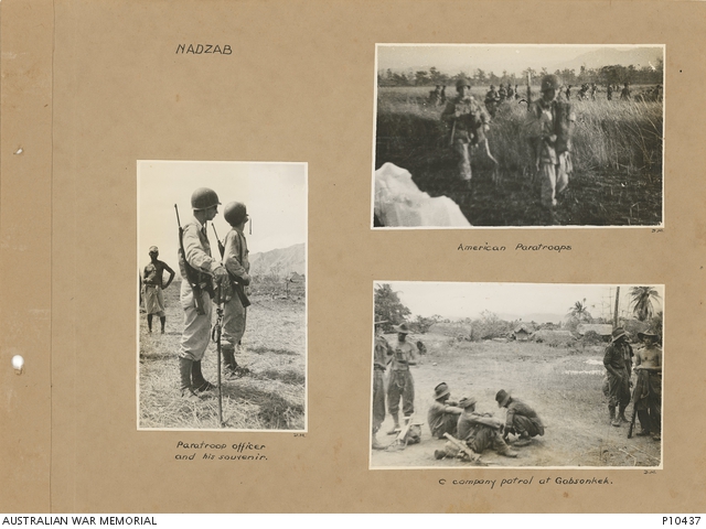 One of two albums of photographs, mostly taken by NX88505 Sergeant (Sgt ...