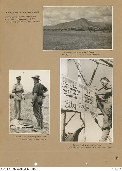 One of two albums of photographs, mostly taken by NX88505 Sergeant (Sgt ...