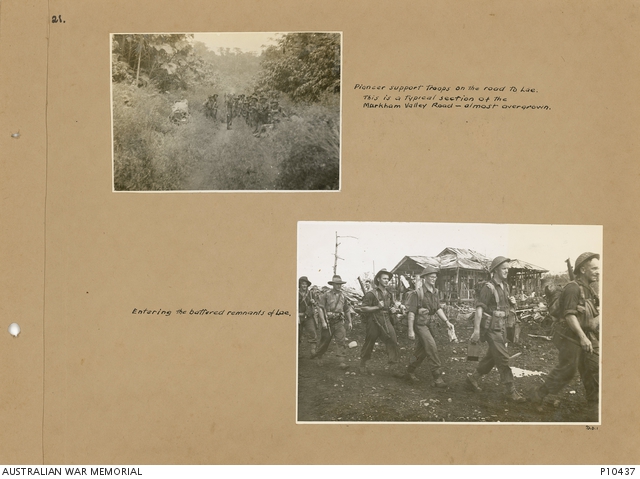 One of two albums of photographs, mostly taken by NX88505 Sergeant (Sgt ...