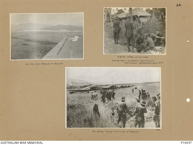 One of two albums of photographs, mostly taken by NX88505 Sergeant (Sgt ...