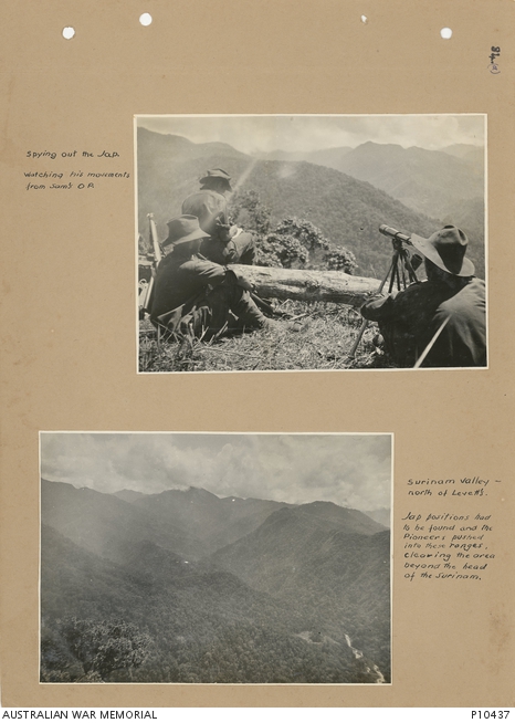 One of two albums of photographs, mostly taken by NX88505 Sergeant (Sgt ...