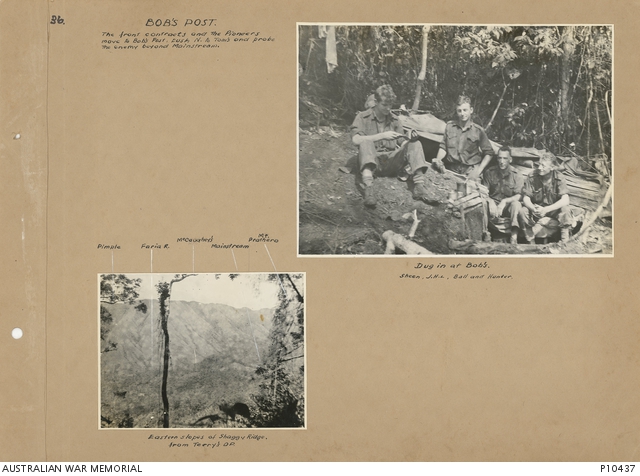 One of two albums of photographs, mostly taken by NX88505 Sergeant (Sgt ...