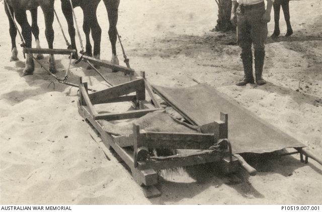 "Sledge showing structure." A horse drawn Australian designed sledge ...