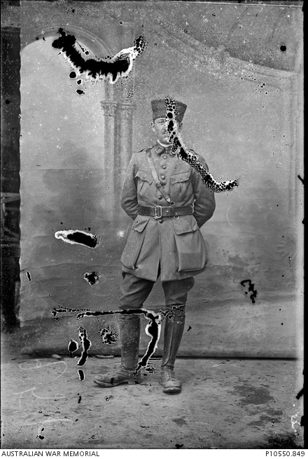 Portrait of an unidentified French soldier, possibly a Zouave. From the ...