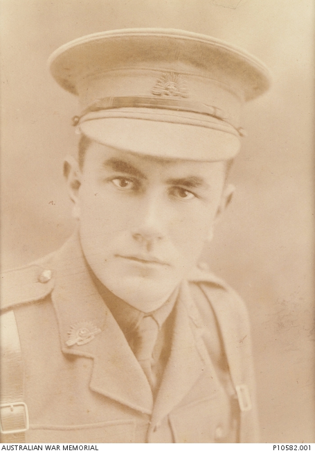 Studio portrait of Second Lieutenant (2nd Lt) John Joseph Murray. He ...