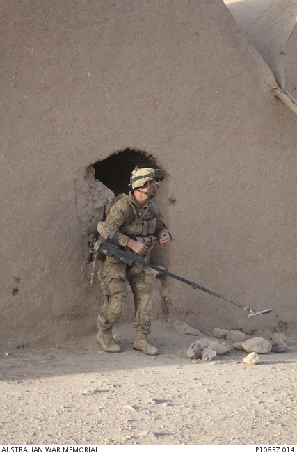 Sweeping for Improvised Explosive Devices (IEDs) in Saghaytu Village ...