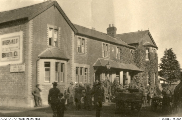 The George Hotel, Codford. One of a series of images in an album ...