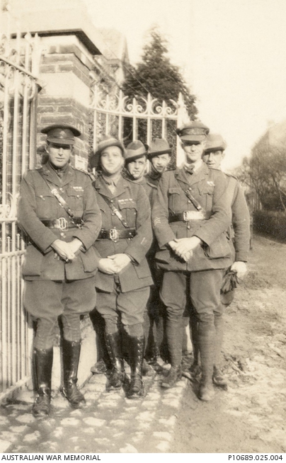 Outdoor portrait at Waulsort of (from left) Perry; Captain David ...