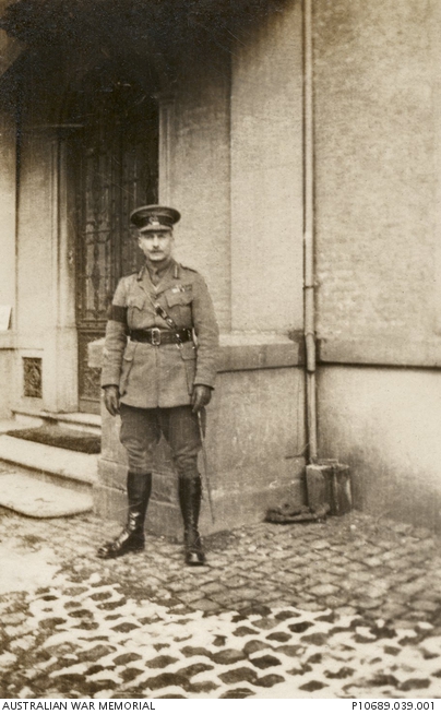 Outdoor portrait of Major General E G Sinclair-MacLaghan, GOC 4th ...