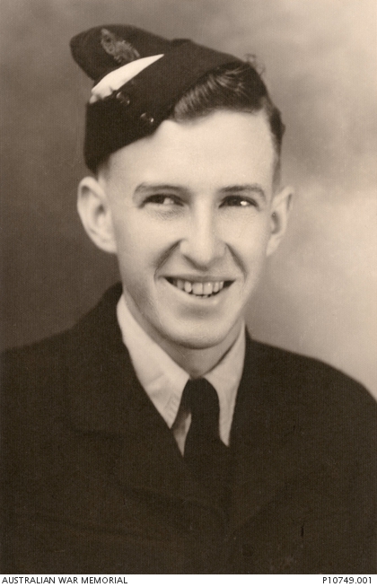 Studio portrait of 434071 Aircraftman John Nicholson Wilson RAAF. He ...