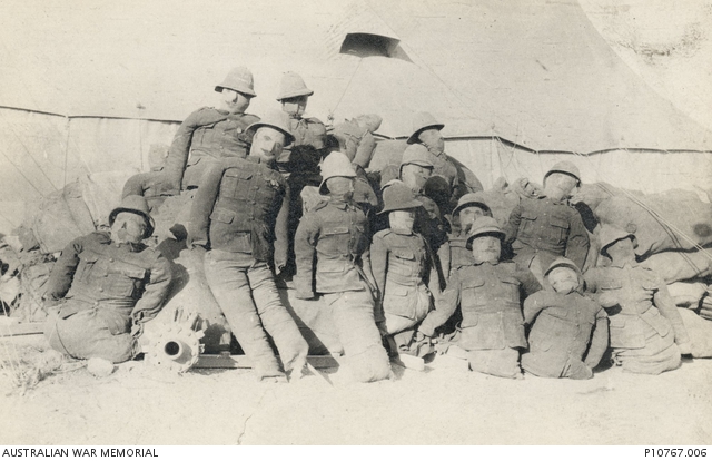 A pile of dummy soldiers dressed in British uniform. Dummies were one ...