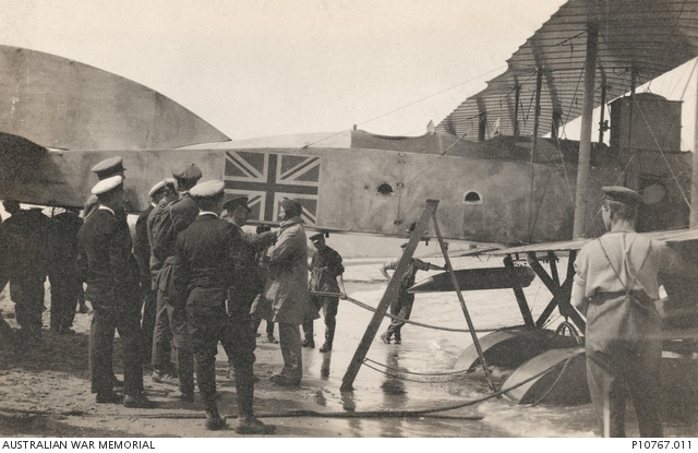 Captain Kilner, a prominent Royal Marine pilot in the Dardanelles ...