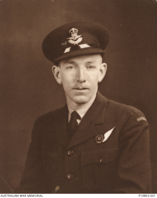 Studio portrait of 433259 Aircraftman (AC) Robert Joseph Kain. AC Kain ...