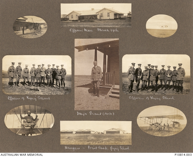 Page 3 of 24 pages; 9 photographs; from an album related to the service ...