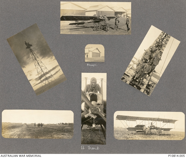 Page 5 of 24 pages; 7 photographs; from an album related to the service ...